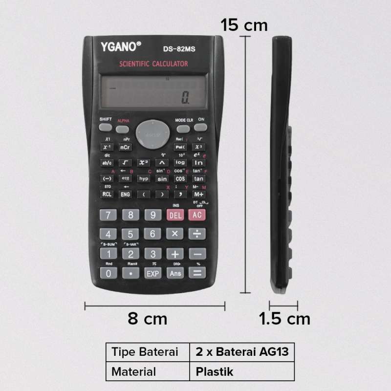 Jual Kalkulator Elektronik Scientific Calculator Menghitung di Seller ...
