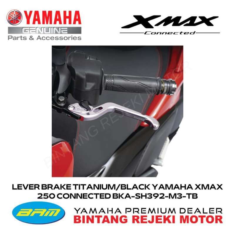 Jual LEVER BRAKE BLACK/TITANIUM YAMAHA XMAX 250 CONNECTED di Seller ...