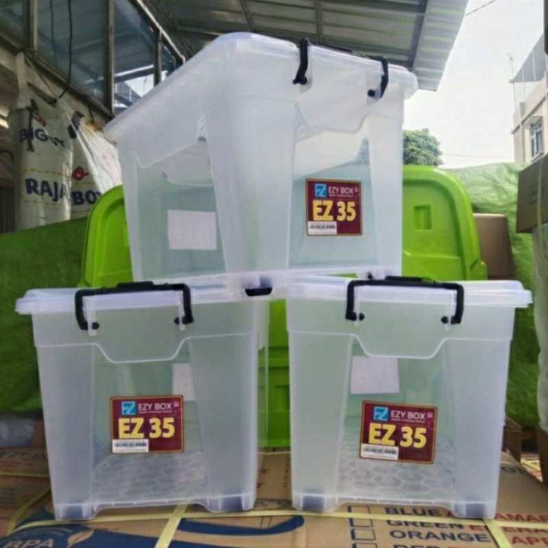 Promo container box transparan / box container 35 liter/ box food grade ...
