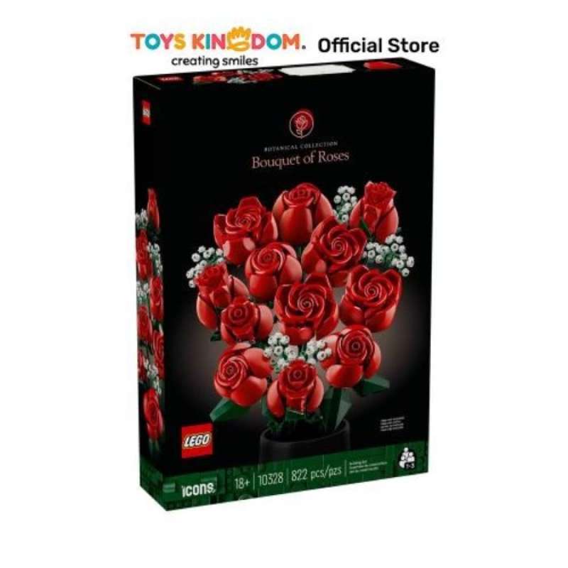 Jual LEGO Icons Bouquet Of Roses 10328 di Seller Toys Kingdom Indonesia ...