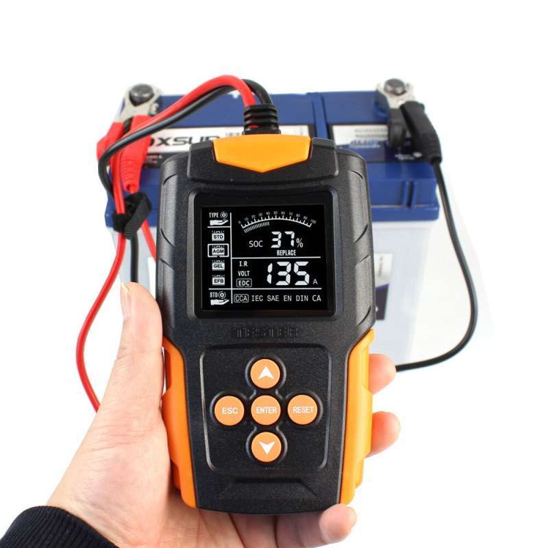 Promo 12V 24V Car Battery Tester for Battery Analyzer Test Tool Digital ...