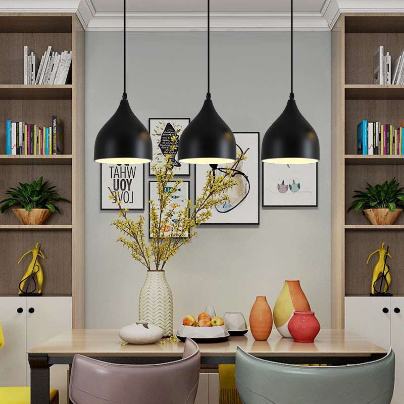 Promo Lampu Gantung Hias Minimalis Meja Makan Ruang Tamu Modern Tangga 3 In 1 MOOISHC Diskon 28% ...