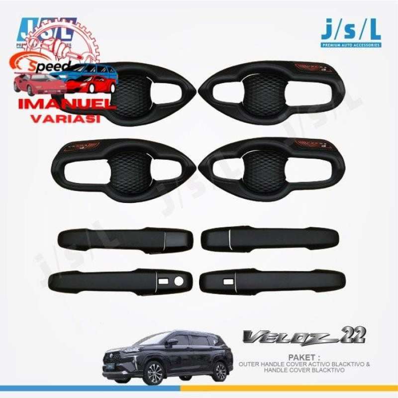 Jual new!! PAKET Outer dan Handle Pegangan Toyota Veloz 2022 JSL Blacktivo di Seller IMANUEL ...