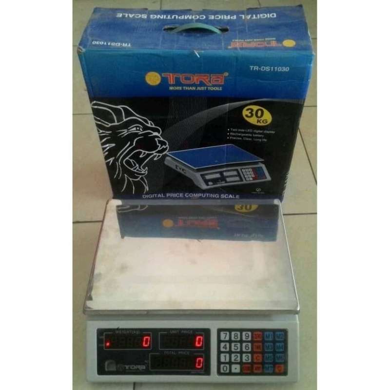 Jual Timbangan Digital Elektronik 30kg TORA TR - DS11030 / Digital ...