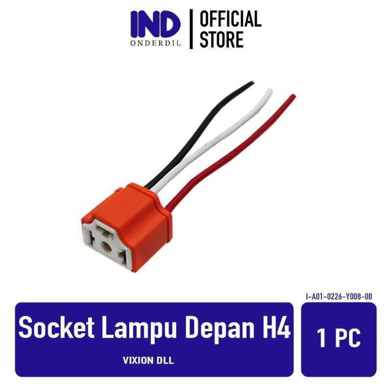Jual Soket Fiiting Lampu Depan H4 Vixion Motor Mobil Keramik Bengkok ...