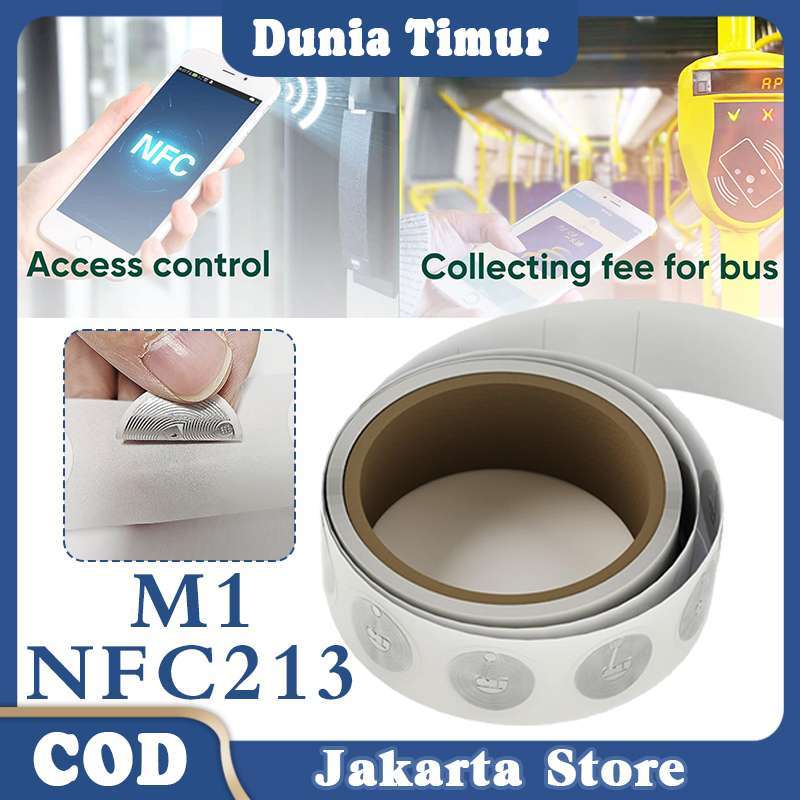 Promo 1000 Lembar NFC Smart Card Tags Sticker Model NTAG213 Dan M1 ...