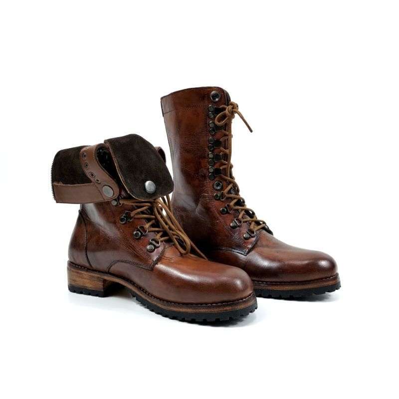 Promo - Sepatu Boots Retro Wanita Vintage Italian Leather Diskon 4% di ...
