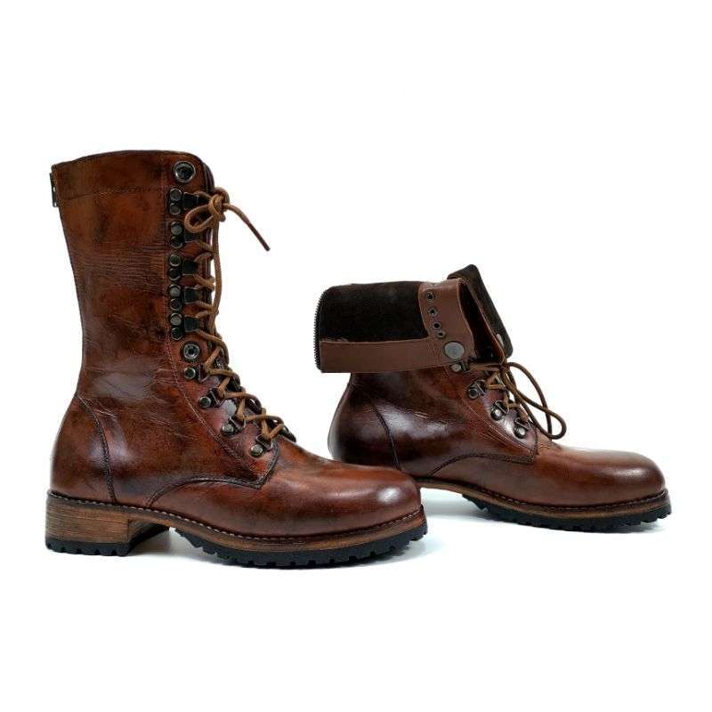 Promo - Sepatu Boots Retro Wanita Vintage Italian Leather Diskon 4% di ...