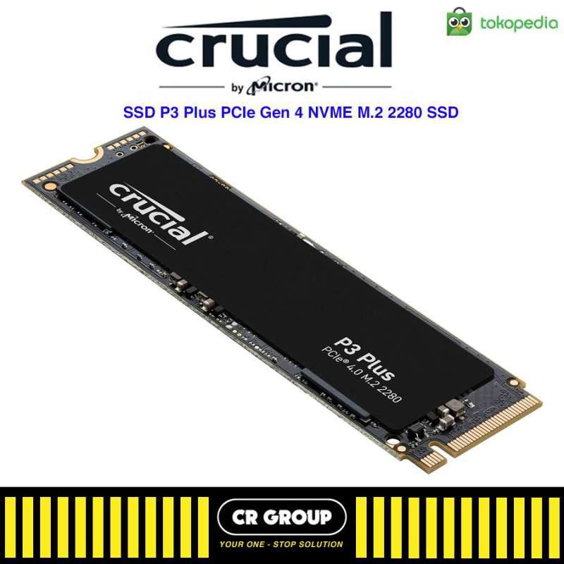 Jual CR GROUP X CRUCIAL SSD P3 Plus 500GB/1 TB/2 TB PCIe NVME M.2 2280 ...