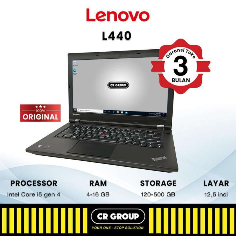 Jual Laptop Lenovo ThinkPad L440 Intel Core i5 RAM 4/16 GB Storage 500GB - 12GB/250GB - I5-4300M ...