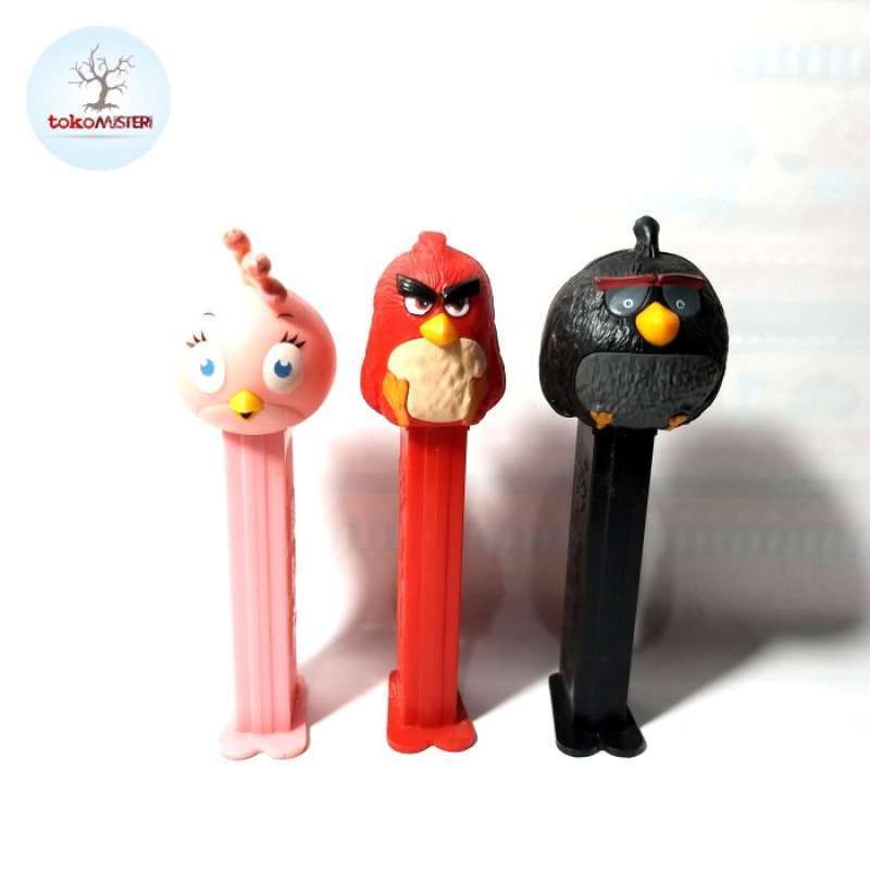 Jual Pez Red Black Angry Birds Bird Bomb Stella Merah Candy Dispenser ...