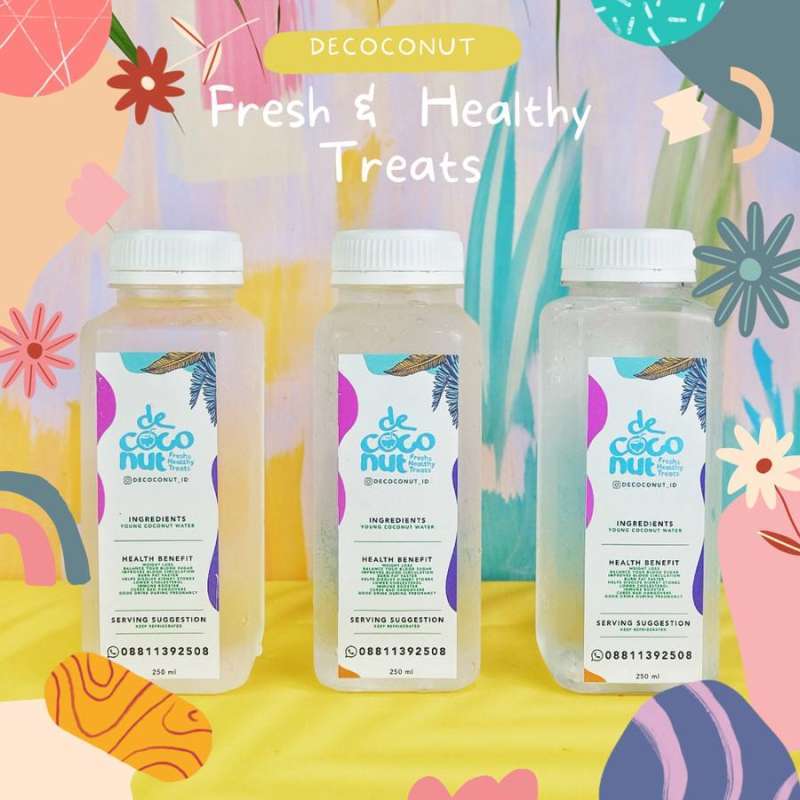 Jual Young Coconut Water 250ml, Minuman Sehat dan Segar 100% air kelapa ...