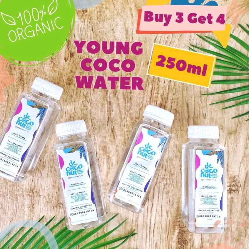 Jual Young Coconut Water 250ml, Minuman Sehat dan Segar 100% air kelapa ...