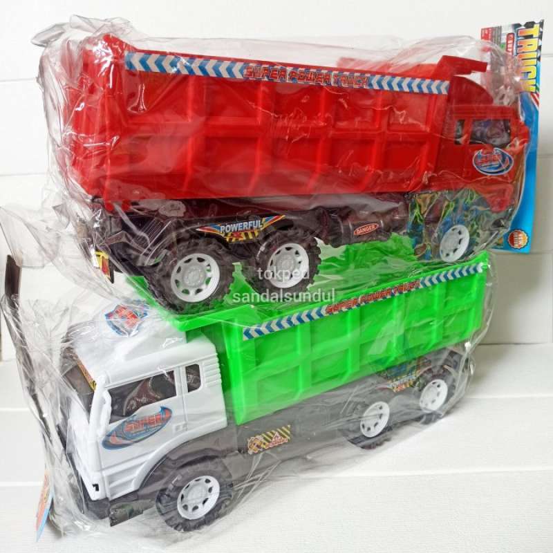 Promo Mainan Truk Dump Truck Besar 37cm Truk Pasir - Lutofia - St2062 ...
