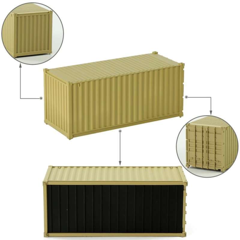 Promo HO SCALE 1:87 CONTAINER 20 FT WARNA POLOS TRUCK CONTAINER CARGO ...