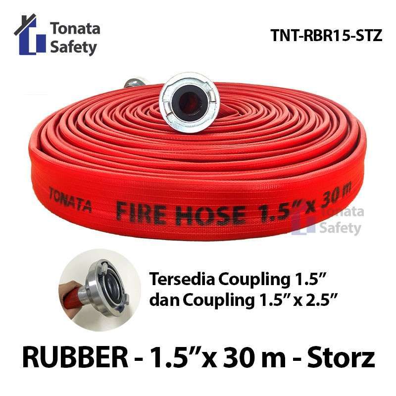 Promo Fire Hose Rubber Storz Tonata 1.5 x 30m / Selang Pemadam 30 m - Storz 1.5 X 2.5 Diskon 32% ...