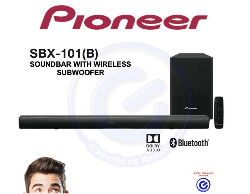 Promo PIONEER SOUNDBAR SBX 101 SBX101 WITH WIRELESS SUBWOOFER AND USB INPUT - XIONSTORE - SBX ...