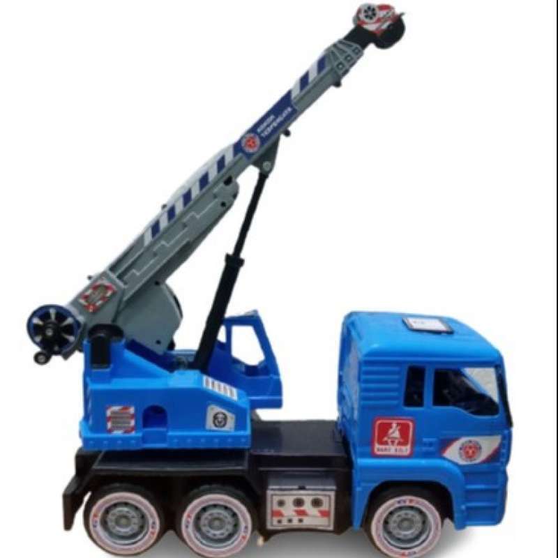 Promo MAINAN MOBIL KONSTRUKSI CRANE TRUCK MOBIL TRUK DEREK MOBILAN ANAK ...