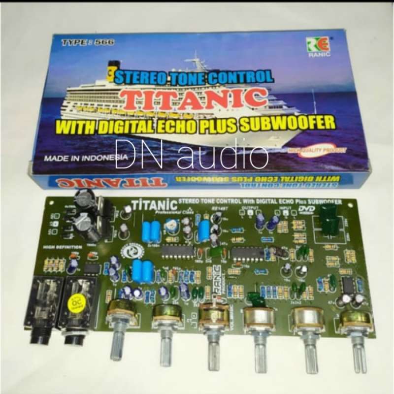 Promo KIT TONE CONTROL STEREO SUBWOOFER MIC WITH ECHO PLUS SUBWOOFER ...