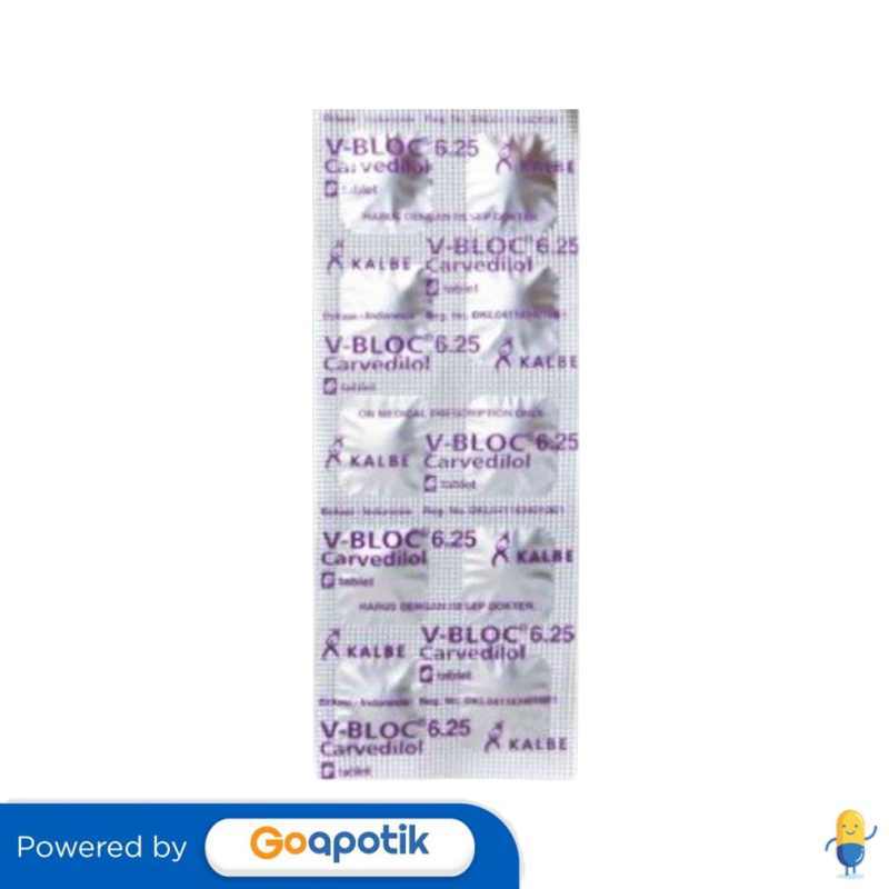 Jual V-BLOC 6.25 MG STRIP 10 TABLET di Seller Apotek Merdeka Farma ...
