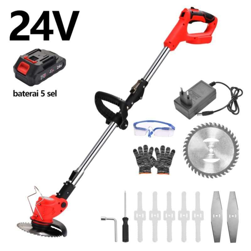 Promo New Mlhy Mesin Pemotong Rumput 24v/48v/68v Rpm Tinggi Cordless ...