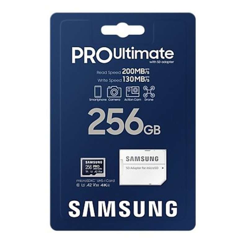 Jual Samsung Pro Ultimate Micro SD / MicroSD Card 256Gb 200MBps di ...