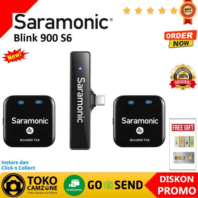 Jual Saramonic Blink 900 S6 USB Type C Dual Wireless Mic Blink900 S6 di ...