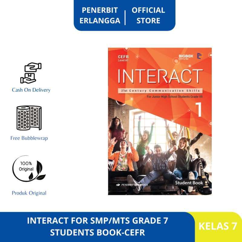 Promo INTERACT FOR SMP/MTS GRADE 7/STUDENTS BOOK-CEFR Diskon 25% di ...