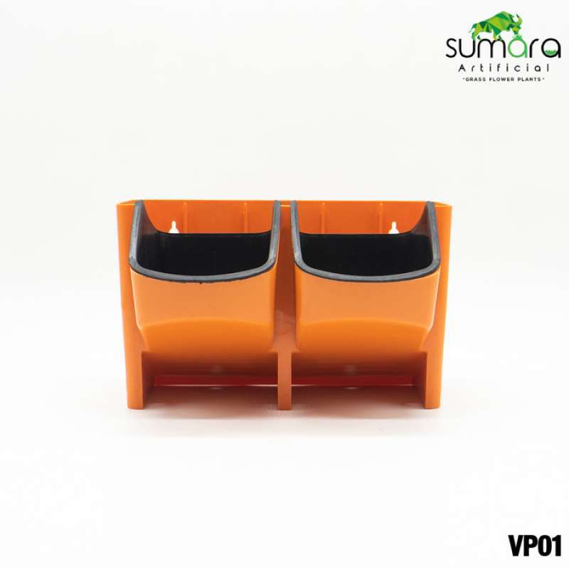 Jual Pot Tanaman Vertikal, Vertical / Vertikal Garden - Orange - Abu ...