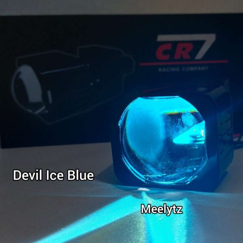 Promo Projector Biled Tipe X4 Original Cr7 Devil Rgb White Lens 1.5 Inc ...