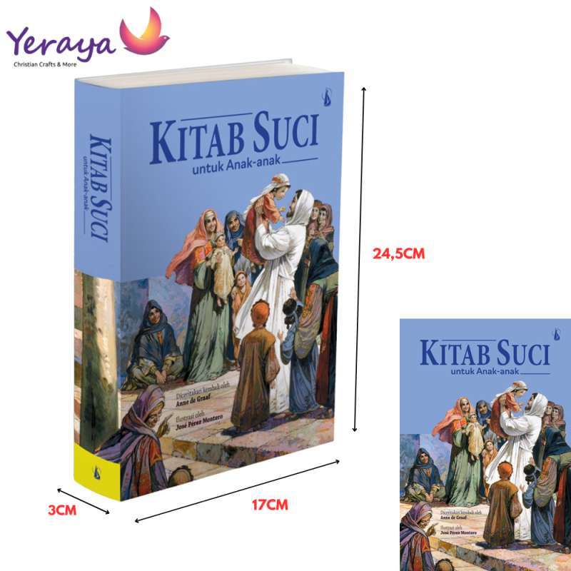 Jual Alkitab Kitab Suci Untuk Anak Anak Buku Rohani Alkitab Bergambar ...