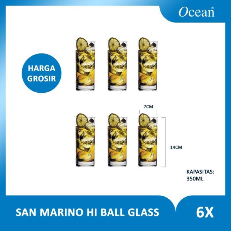 Promo Sale Grosir Gelas Hi Ball Ocean / Gelas Air Minum Terbaik ...