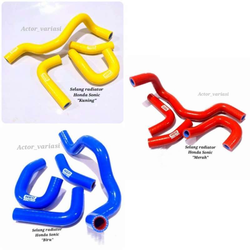 Promo SELANG RADIATOR SET NGO RACING THAILAND HONDA SONIC / SONIC 150R ...