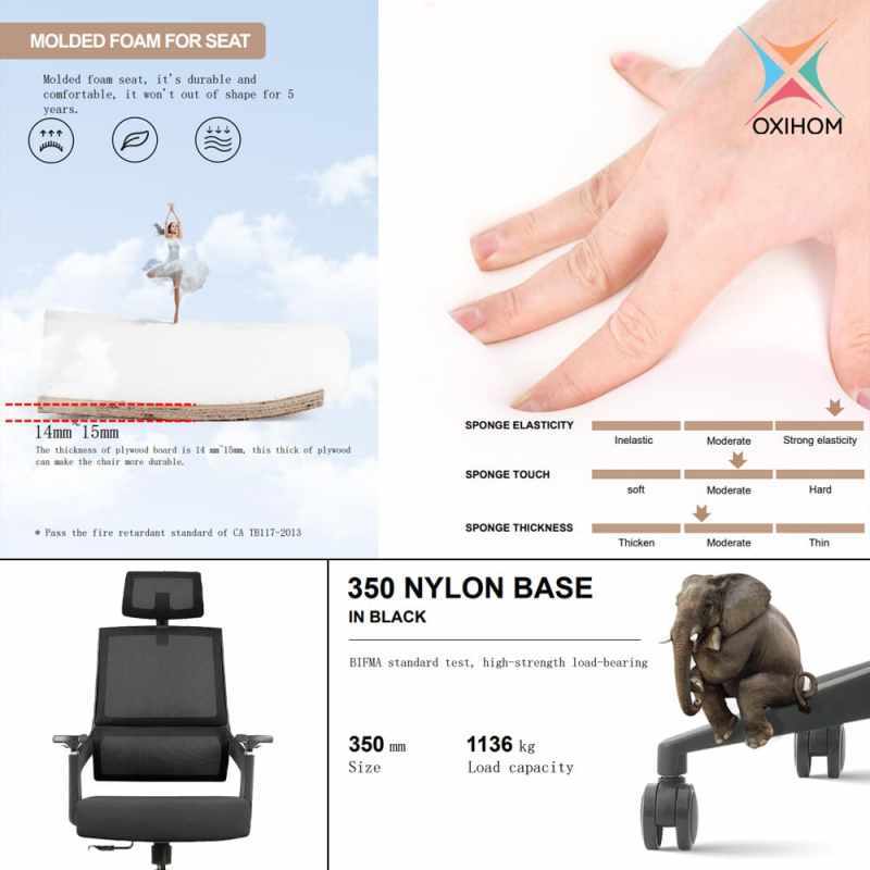 Promo Oxihom Fk7 Kursi Kantor Gaming Kursi Belajar Jaring Hidrolik ...