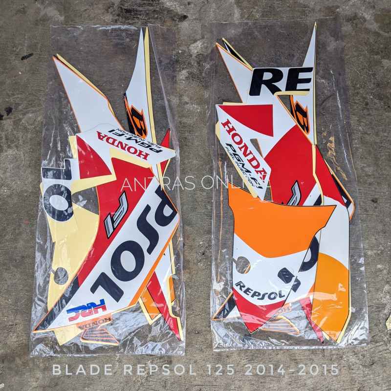 Promo Striping Honda Blade Repsol 2014-2015 - Stiker Lis Motor Model ...