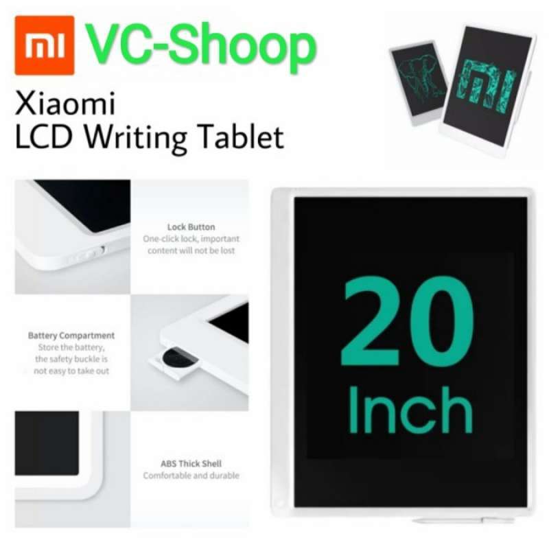 Promo XIAOMI LCD 20 inch Writing Drawing Pad Tablet Gambar Tulis Diskon ...