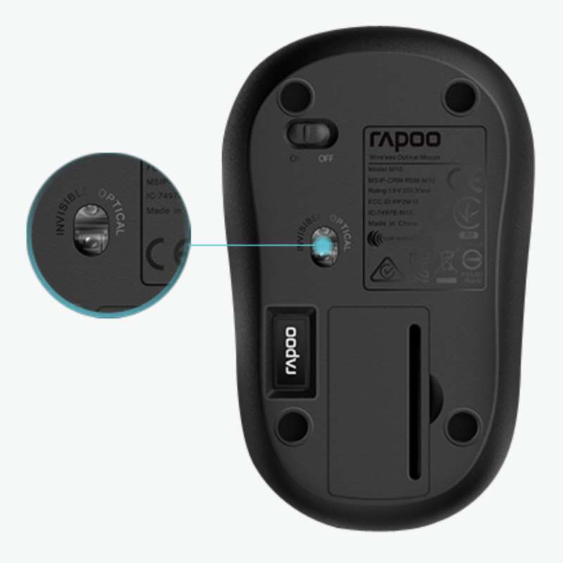 Jual Mouse Wireless Optical Rapoo M10 Plus Di Seller Andalas Computer ...