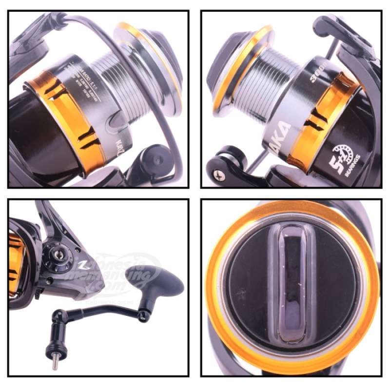 Promo Sale Reel Spinning Kaizen Naka Ukuran 800,1000,2000,3000,4000,6000,8000 - 1000 Diskon 50% ...