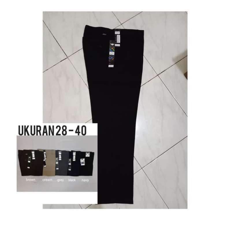 Promo Celana Bahan Kantor Formal Model Reguler Fit Pria/Cowok Lengkap Diskon 23% di Seller ...