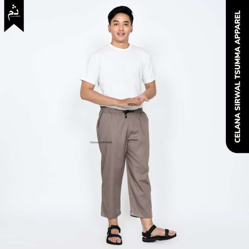 Promo Celana Pria Sirwal Slimfit Model Chino modern Insan Mosleem ...