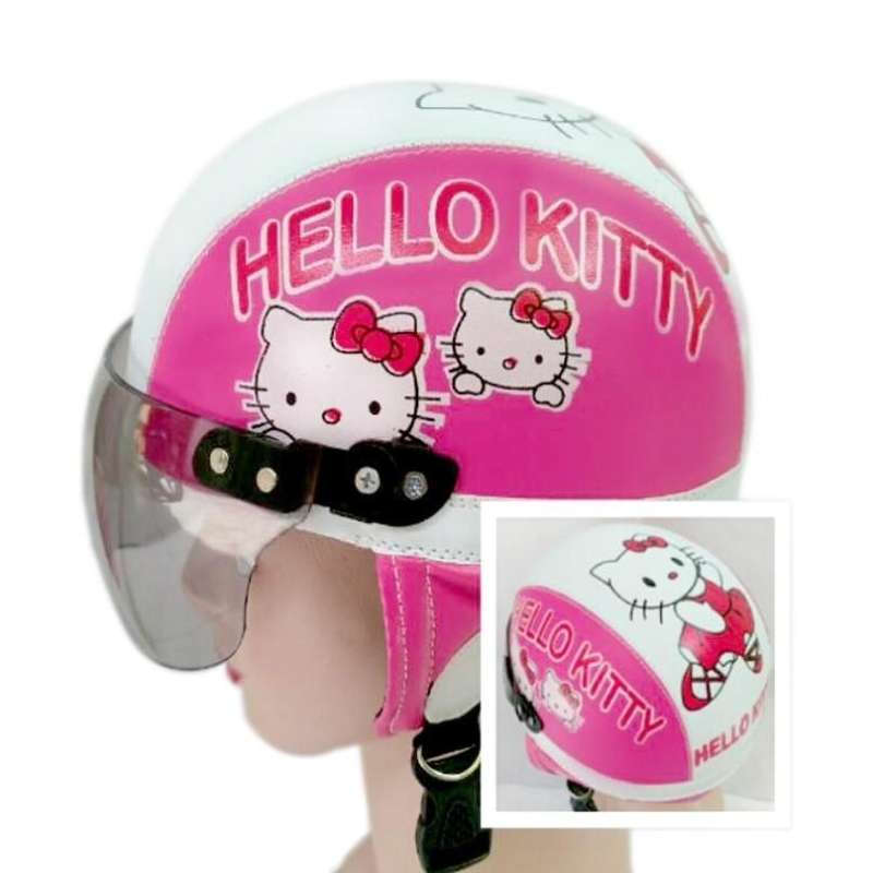 Jual Helm Anak Chip Usia 1 sampai 4 tahun Motif Hello Kitty - Pink ...