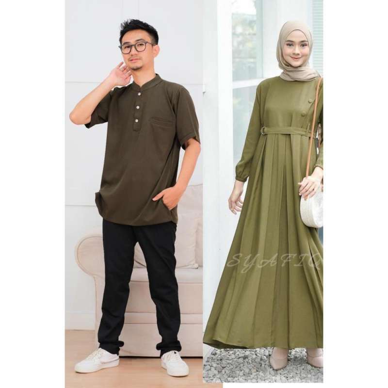 Promo Arumi Sarimbit Couple Suami Istri 2024 Baju Dress Keluarga Set ...