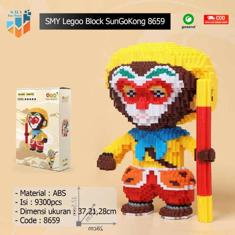 Promo SMY Nano Block SunGoKong 8659 - Bricks Education Diskon 33% di Seller SMY ToysTown ...