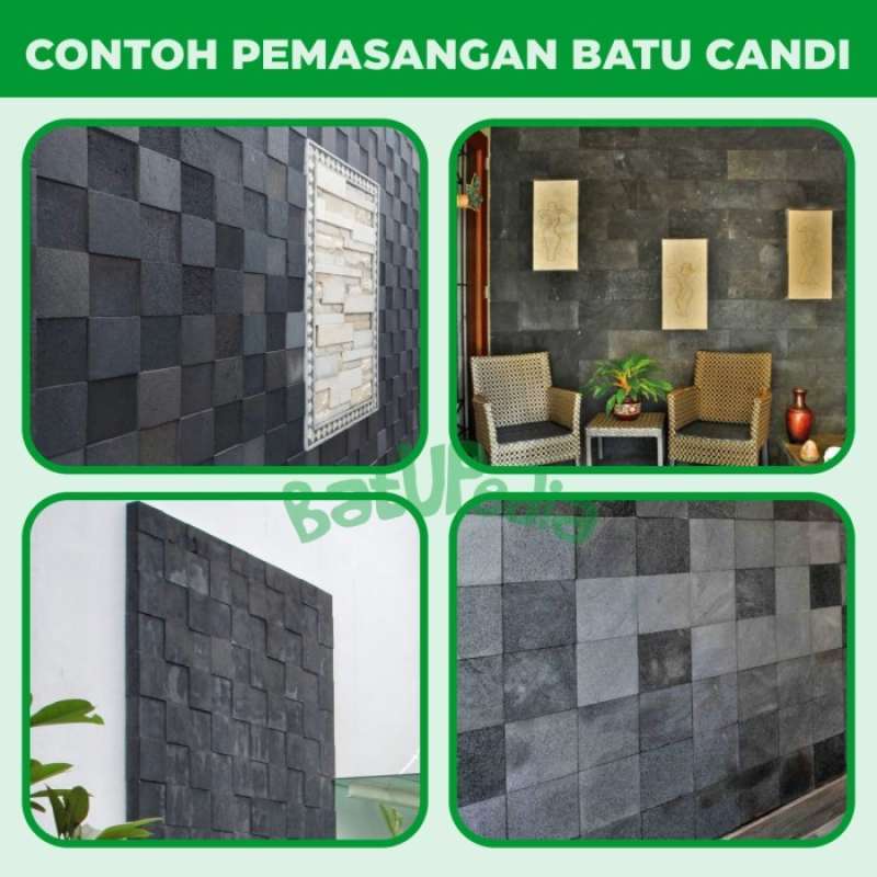 Promo Batu Alam Candi Lava Stone Untuk Dinding, Taman dan Kolam ...