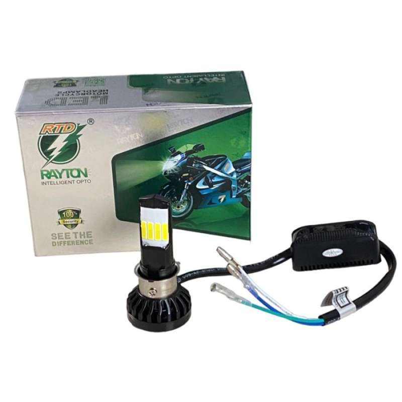 Promo Lampu Led Motor H6 H4 AC/DC 8 Sisi RTD RAYTON Bergaransi GARANSI ...