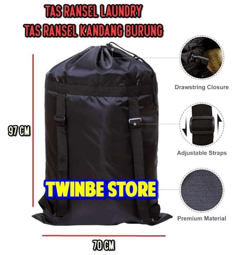 Jual Tas Kantong Laundry Terpal Besar/ Karung Barang Cargo Terpal Tebal ...