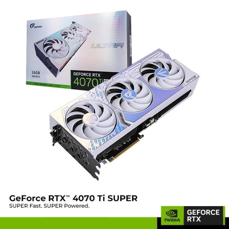 Jual VGA Card Colorful iGame GeForce RTX 4070 Ti SUPER Ultra W OC 16GB ...