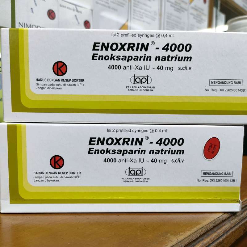 Jual Original Enoxrin - 4000 Box 2 Pre-filled Syringe Di Seller Krisna ...