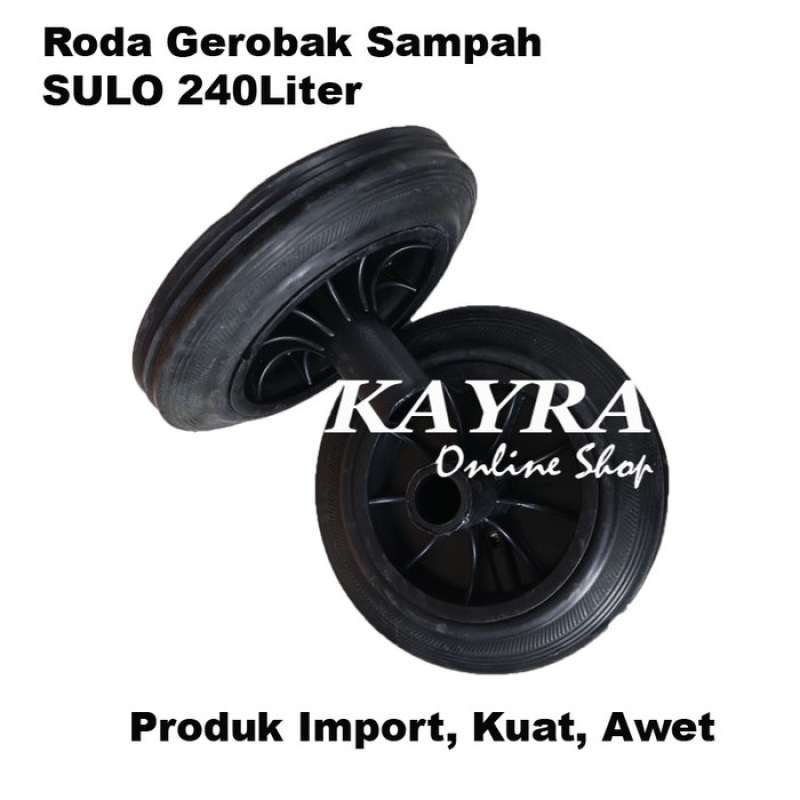 Promo Roda Gerobak Sampah SULO 240Liter isi 1Pcs ( Pilih Kanan atau ...