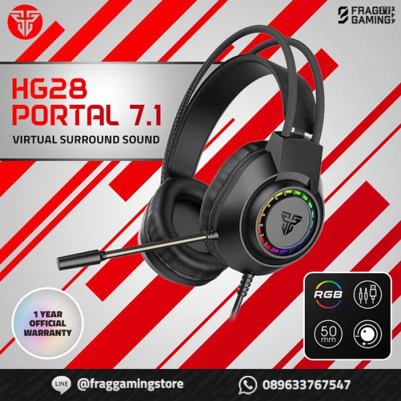 Promo Fantech HG28 / HG-28 / HG 28 Portal 7.1 Surround Gaming Headset ...